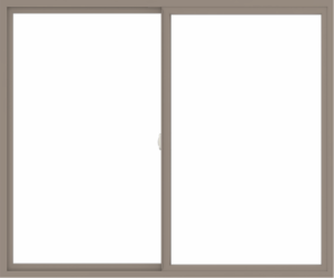 ESWDA 72x60 (71.5 x 59.5 inch) White Brown Black Vinyl uPVC Slide ...