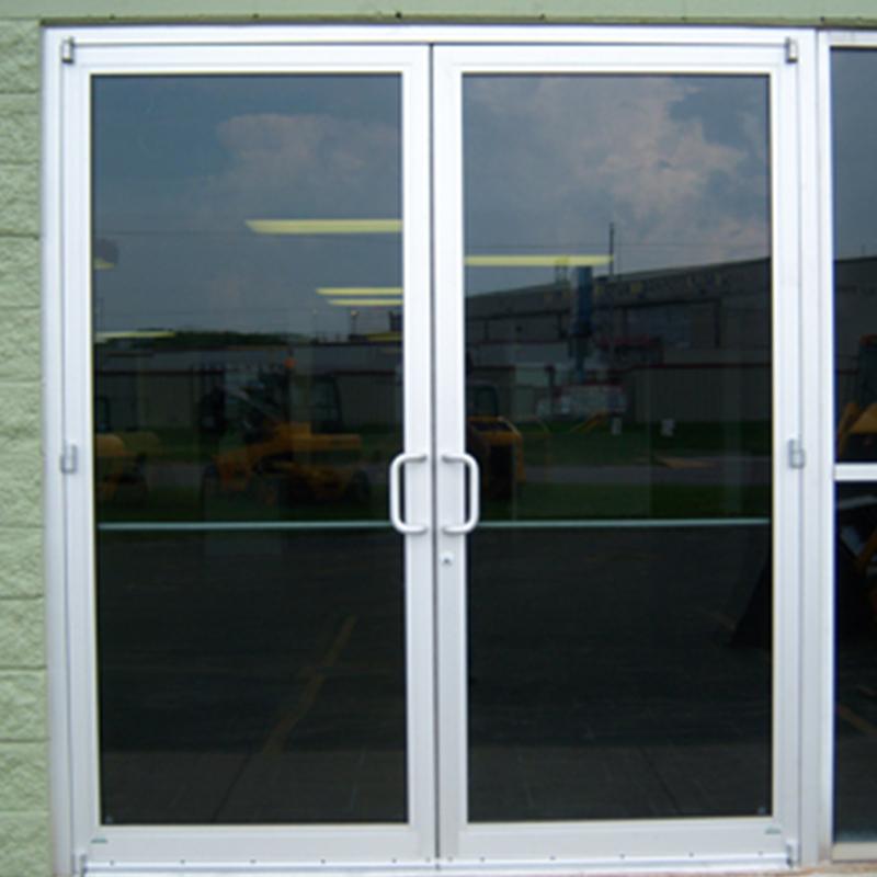 Tempered Glass Doors And Windows For Buildings Office Store Front