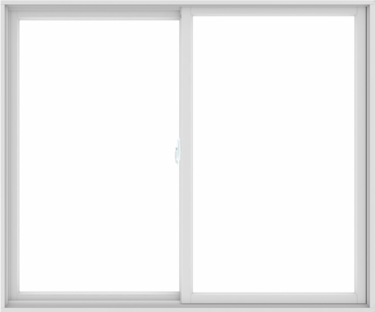 ESWDA 72X60 (71.5 x 59.5 inch) White uPVC/Vinyl Sliding Window without ...