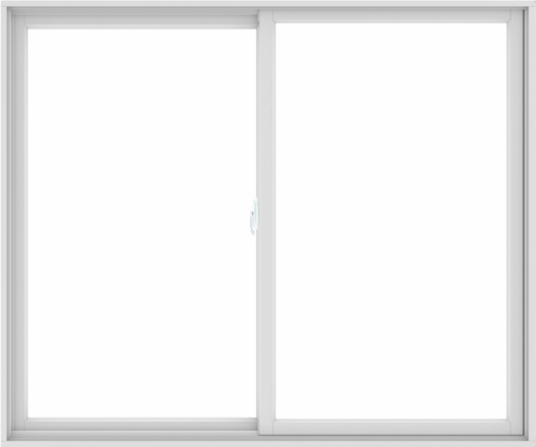 ESWDA 72X60 (71.5 x 59.5 inch) White uPVC/Vinyl Sliding Window without ...