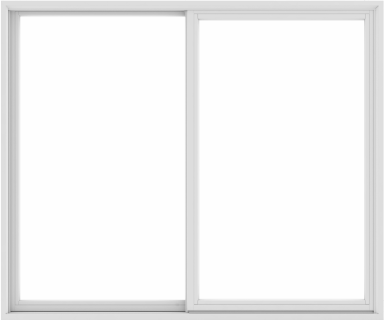 ESWDA 72X60 (71.5 x 59.5 inch) White uPVC/Vinyl Sliding Window without ...
