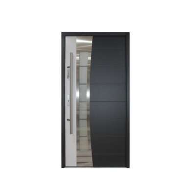 ESWDA Burglar Proof Designs 304 Stainless Steel Entry Safety Security Steel Doors / Exterior ...