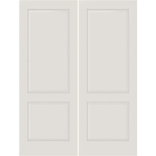 ESWDA 20x80 Interior Barn Smooth 2010 MDF 2 Panel Double Door - Euro ... ESWDA 20x80 Interior Barn Smooth 2010 MDF 2 Panel Double Door - Euro ...
